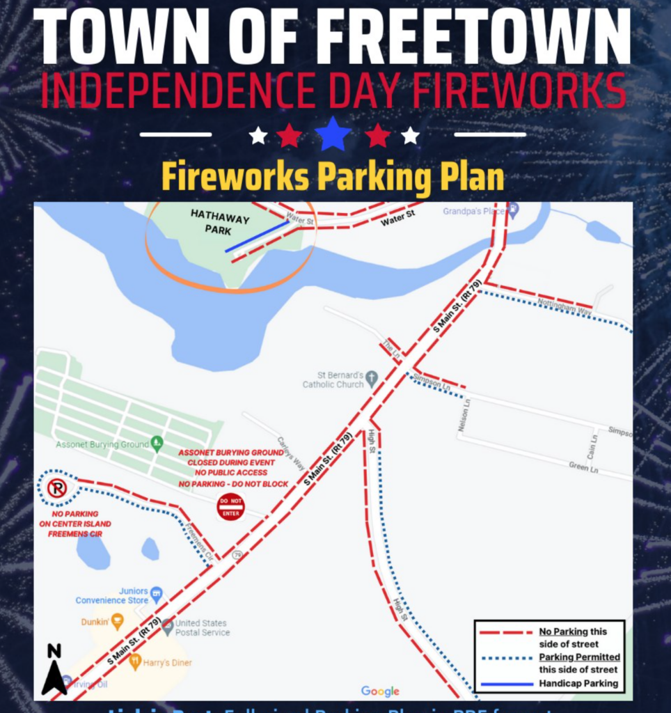 Independence Day Fireworks – Freetown Fire Department